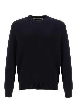 GOLDEN GOOSE Golden Goose Davis Crew Neck Sweater With Back Logo Patch