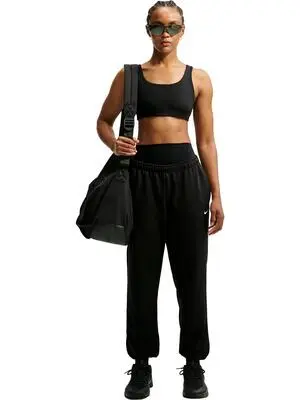 Nike Studio Fleece Sport Dri-fit Mid-rise Pants - Black