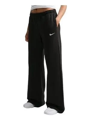 Nike Studio Fleece Medium Weight Wide-Leg Pants Black