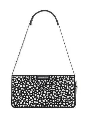 Alexander Wang Embellished Pochette Bag - Black