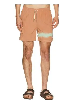 BATHER Madder Blue Overdyed Swim Trunks - Multi