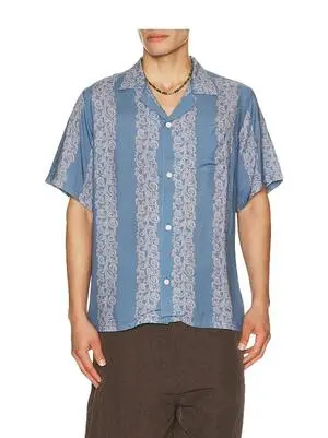 BATHER Coral Fiesta Printed Camp Shirt In . Also - Multi