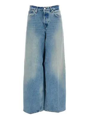 HAIKURE Bethany Pollock Wide Leg Jeans - Azzurro