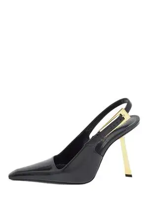 Saint Laurent Lee Slingback Pumps - Black