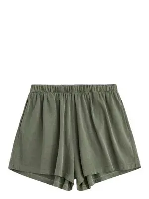 Our Legacy Gored Elasticated Shorts - Green