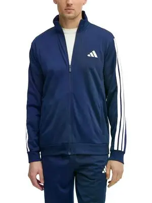 Adidas Side-stripe Zip-up Tracksuit - Blue