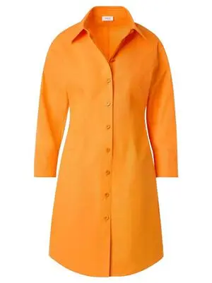 Akris Cotton Shirt Dress - Orange