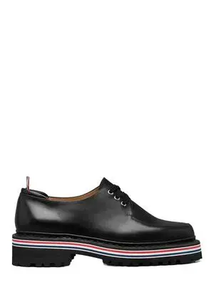 Thom Browne All Terrain Leather Derby Shoes - Black