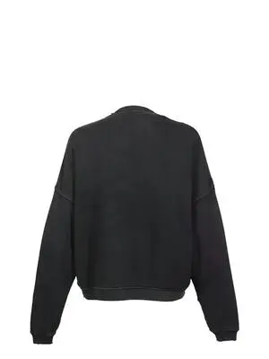 PALY Mythss Distressed Graphic-print Sweatshirt - Black