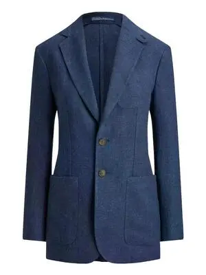 Polo Ralph Lauren Single-breasted Linen Blazer - Blue