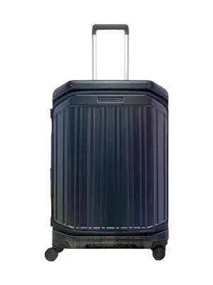 PIQUADRO Expandable Hardside Suitcase - Blue