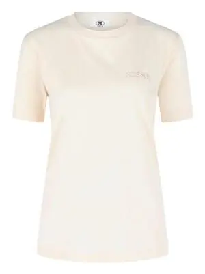 Missoni Embroidered Logo T-shirt - Bone