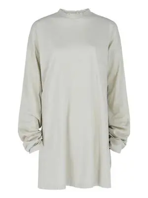 Balenciaga Long Sleeve Oversized Distressed T-shirt - Shell Black
