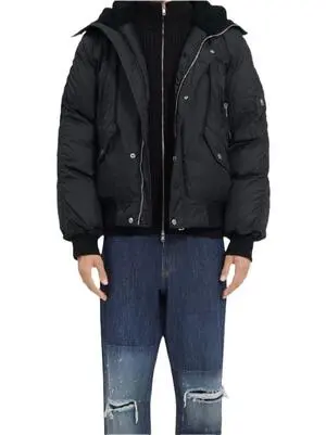 MAISON MARGIELA Mm6 Maison Margiela Hooded Bomber Jacket
