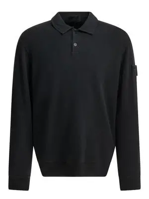 Stone Island Long-sleeved Polo Shirt - Blue