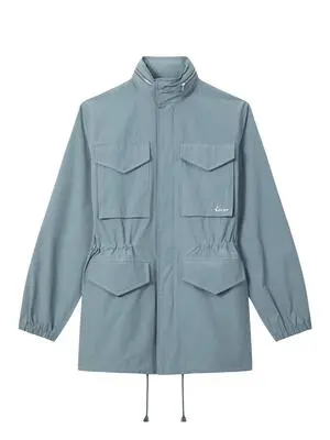 Kenzo Kenzo Mid-Length Drawstring Waist Windbreaker Jacket Anthracite