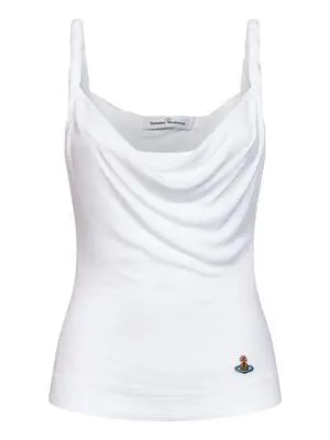VIVIENNE WESTWOOD Draped Tank Top - White