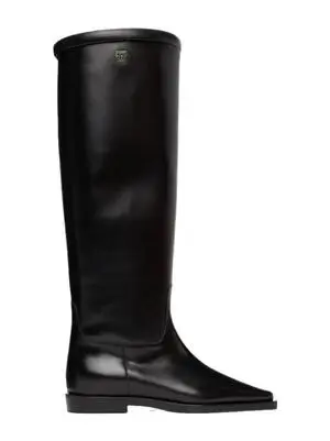 TOTÊME Toteme Square-Toe Riding Boots