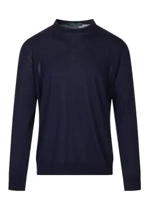 Kiton Long-sleeved Pullover - Navy