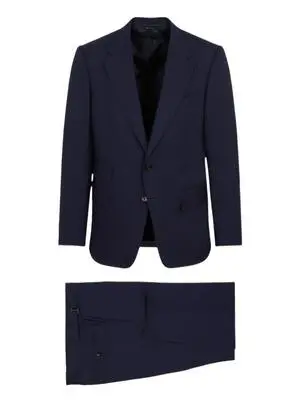 TOM FORD Wool Single-breasted Suit Set - Black