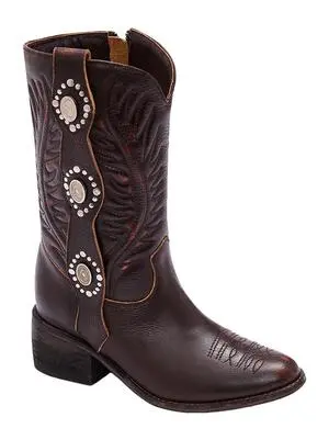 CLARA BARCELO Serendipity Leather Boots - Brown
