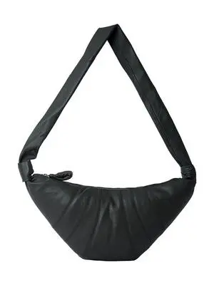 LEMAIRE Medium Croissant Crossbody Bag - Brown