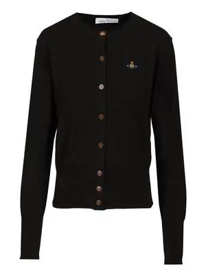 VIVIENNE WESTWOOD Bea Cardigan Wool & Silk Blend - Multicolor