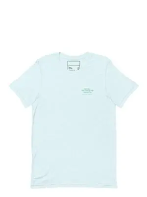 ANCHOR & CREW Set Point Social' Volleyball Organic Cotton T-shirt - Blue