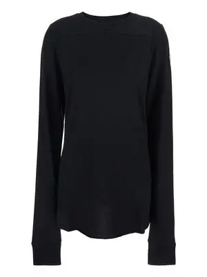 RICK OWENS + MONCLER Girder Stretch Jersey T-shirt - Black
