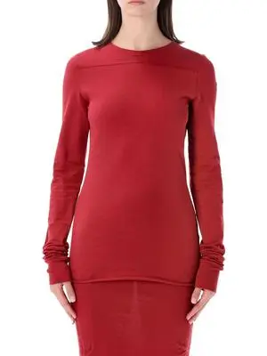 RICK OWENS + MONCLER Girder Stretch Jersey T-shirt - Red