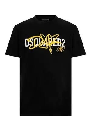 Dsquared2 Graffiti Cool Fit T-shirt - Black