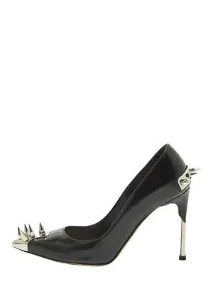 Alexander McQueen Spiked Metal-cap Pumps - Black