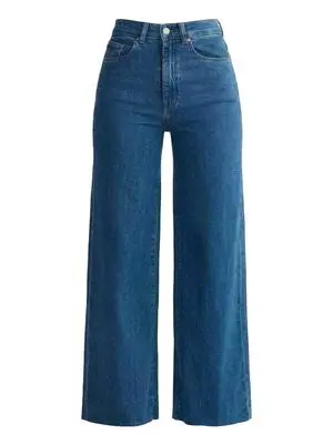 DL1961 Hepburn Wide-leg Jeans - Blue