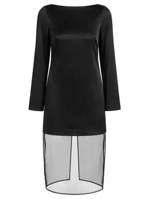 ESSE Cartia Cowl-back Dress - Black