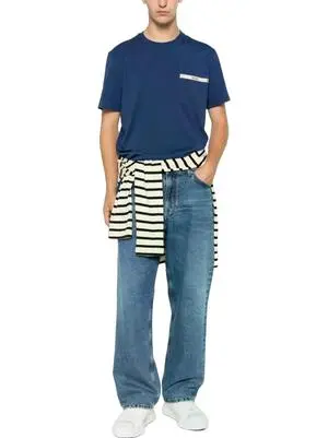 Moschino Patch-pocket T-shirt - Blue