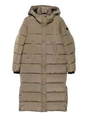 SERGIO MORETTI FIRENZE Zip-up Hooded Puffer Coat - Green
