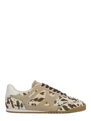 Veronica Beard Natalia Animal-print Sneakers - Neutrals
