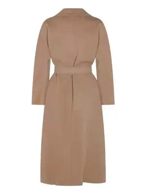 Max Mara Belted Notch-lapels Coat - Neutrals