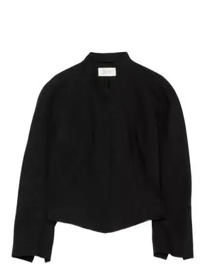 THE ROW Bastien Cropped Jacket - Black