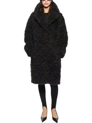 STAND STUDIO Camille Cocoon Coat - Grey