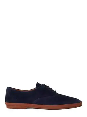 Polo Ralph Lauren Lace-up Leather Sneakers - Blue