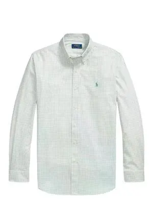 Polo Ralph Lauren Pony-embroidered Checked Shirt - Green