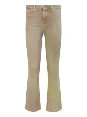 L'Agence Kendra Coated Jeans - Neutrals