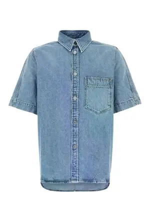 Givenchy Short-sleeve Denim Shirt - Blue