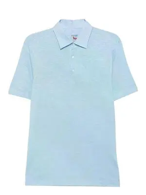GRAN SASSO Short-sleeve Polo Shirt - Blue