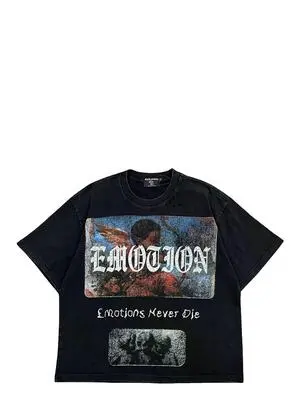 Mixed Emotion Divine Emotion Graphic-print T-shirt - Black