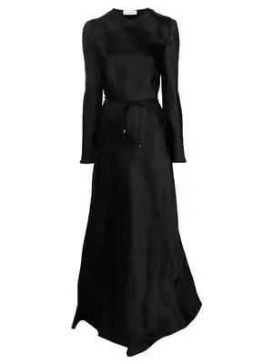 Zimmermann Luminosity Silk Maxi Dress - Black