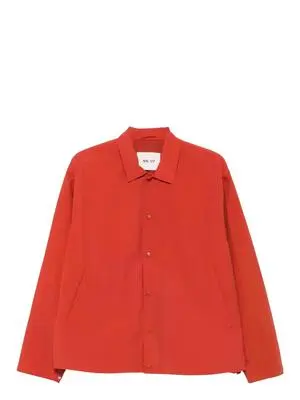 Nn07 Fenton Buttoned Jacket - Red