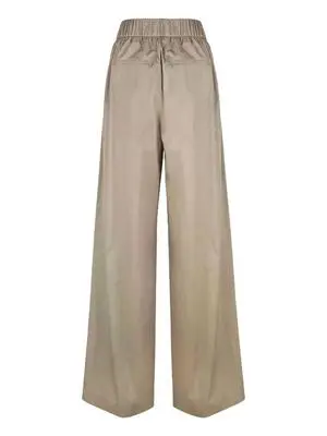 Peserico Elasticated Waist Wide-leg Trousers - Neutrals