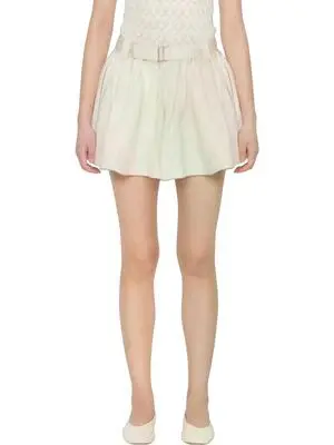 Sea Angelina Belted Shorts - Neutrals